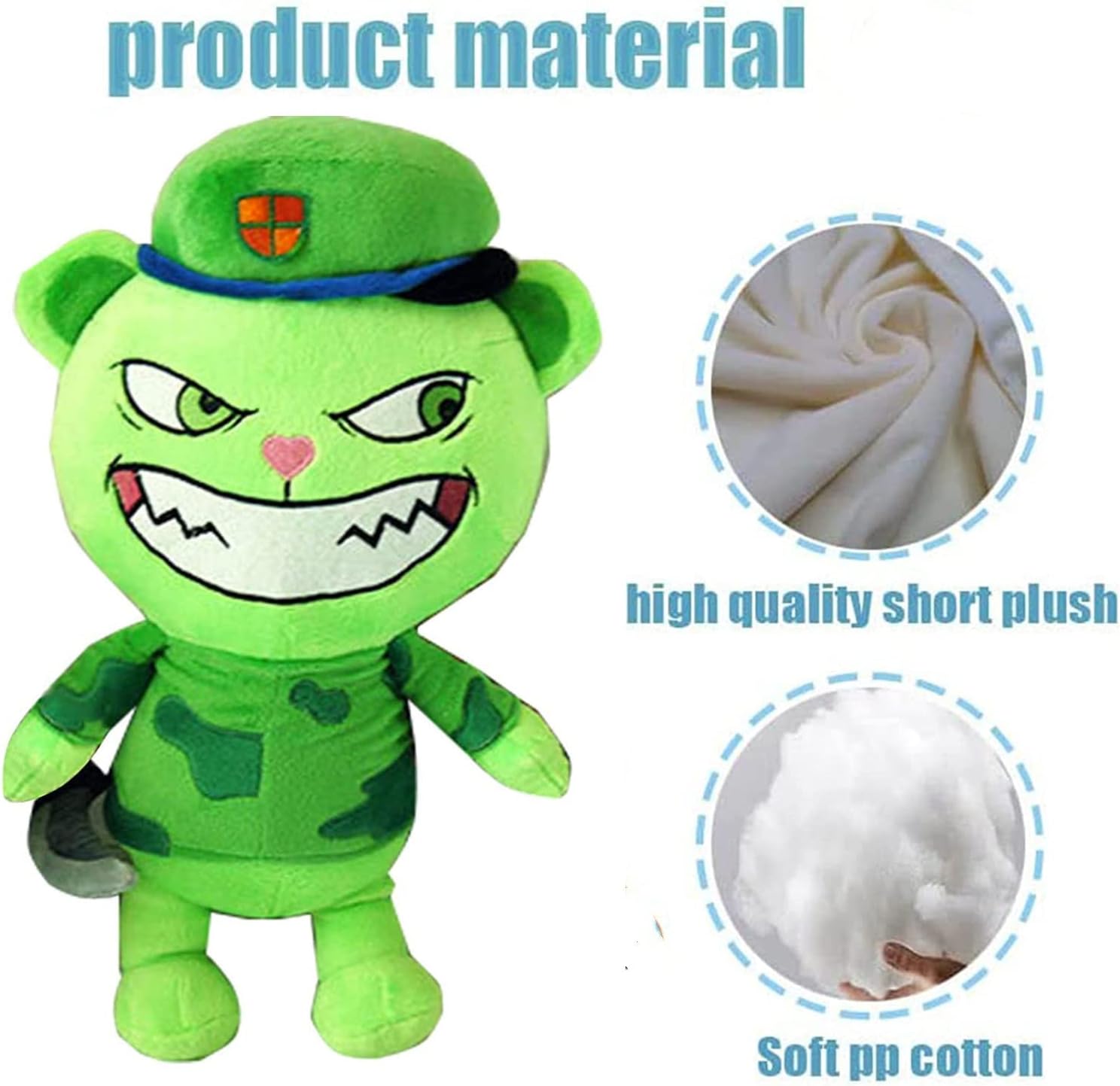 4Pcs/Set Kawaii Happy Tree Friends Anime Plush Dolls HTF Flippy Plush ...