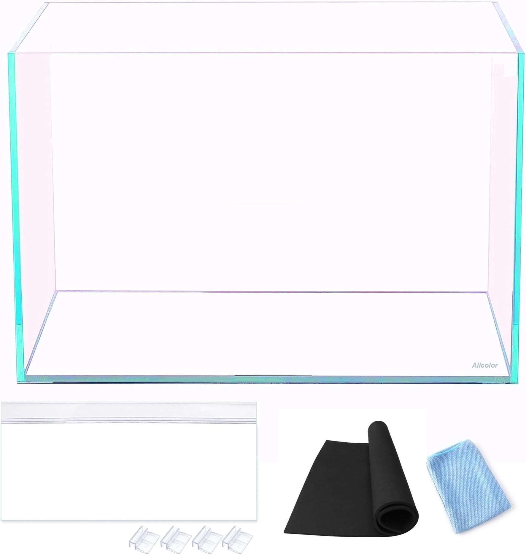 Amazon.com: LIFEGARD Low Iron Ultra Clear Crystal Rimless Aquarium with ...