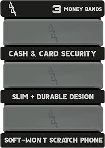 Amazon.com: 44 Rubber Silicone Money Bands for Cash & Cards (3), Wallet ...