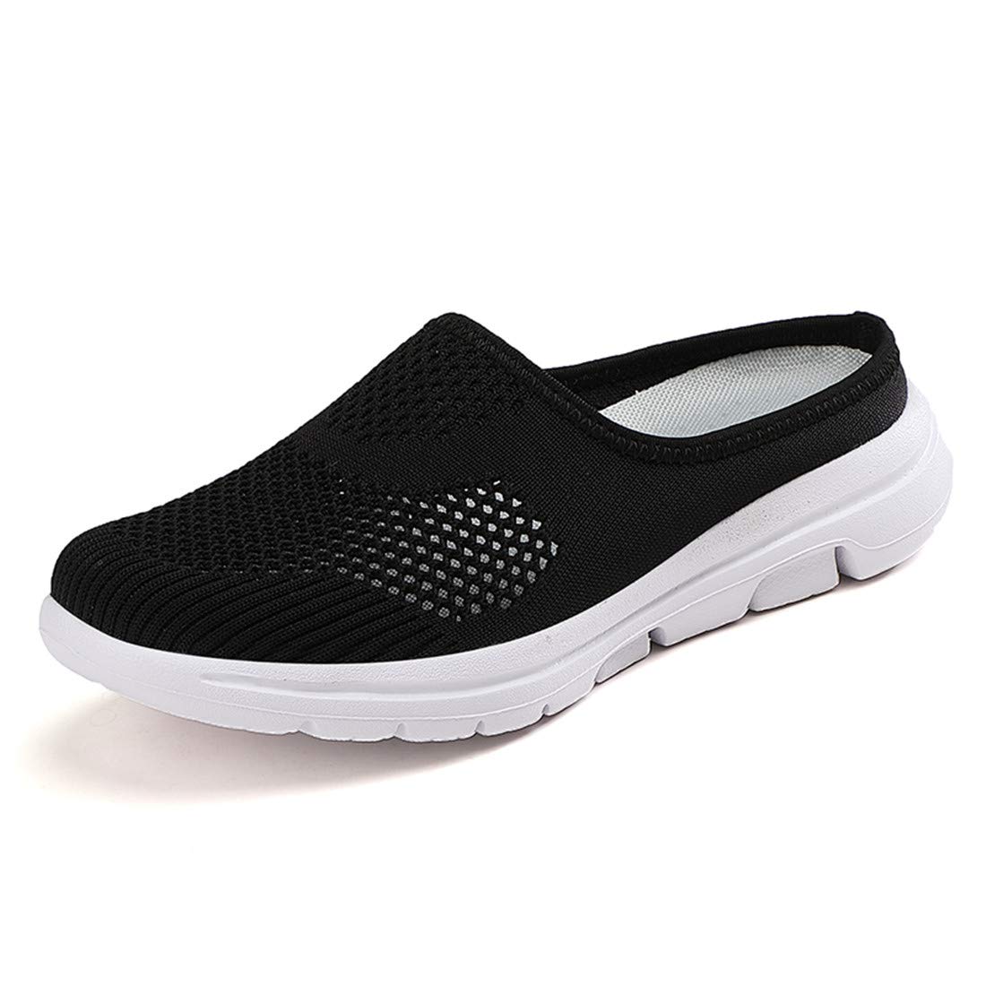 Snapklik.com : Womens Backless Sneakers Mesh Slip-on Mule Shoes ...