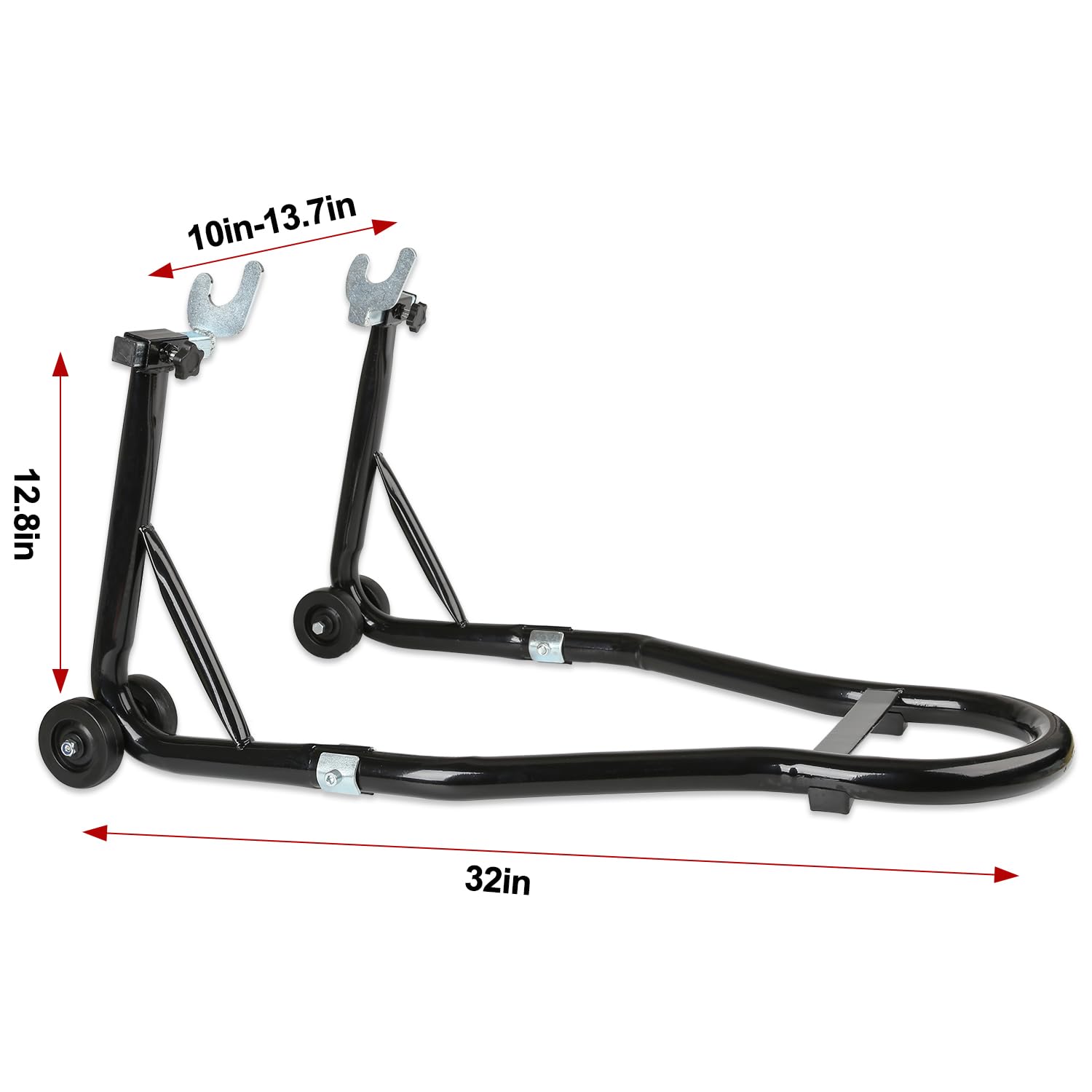 Snapklik.com : NIHAO Universal Motorcycle Stand Lift, 450 Lbs Capacity ...
