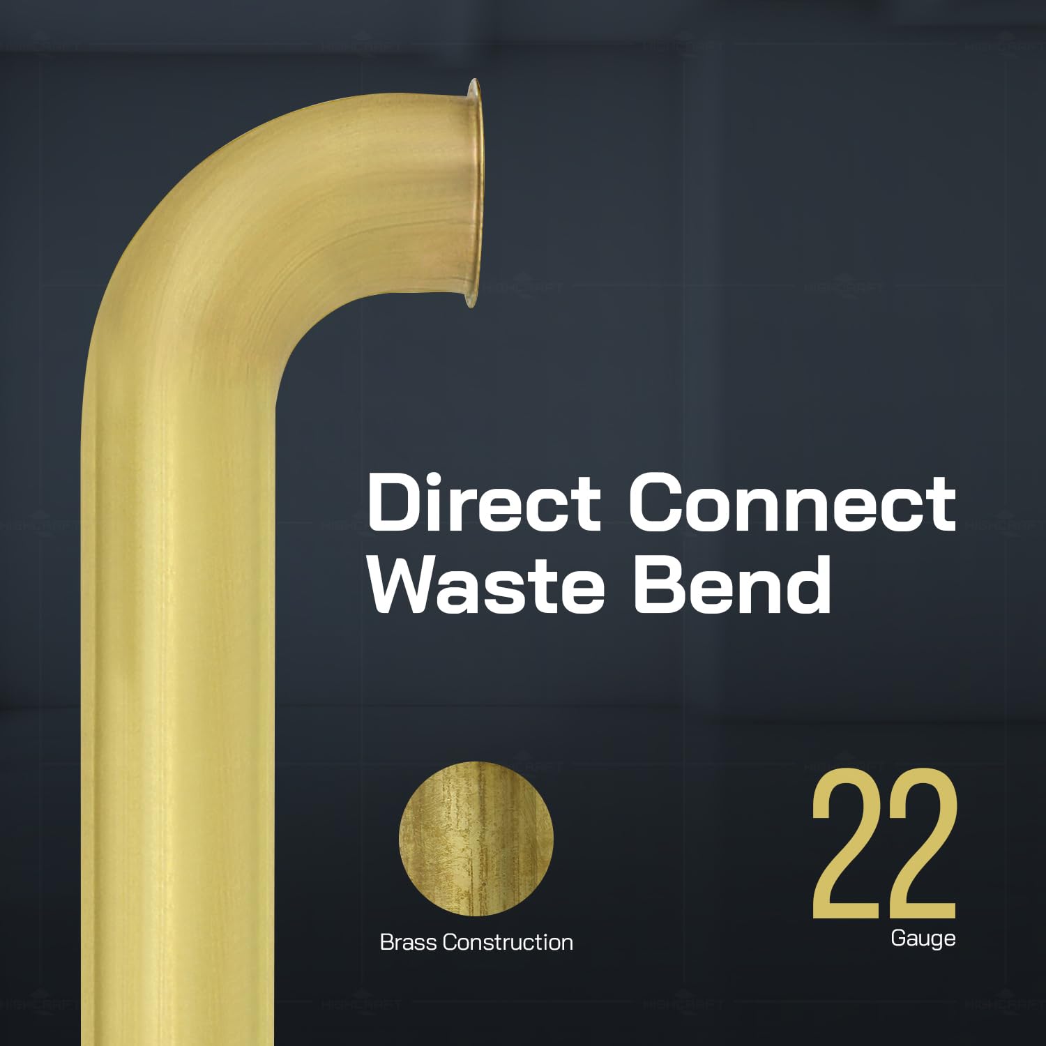 Snapklik.com : Highcraft 44334 Direct Connect Waste Bend For Tubular ...
