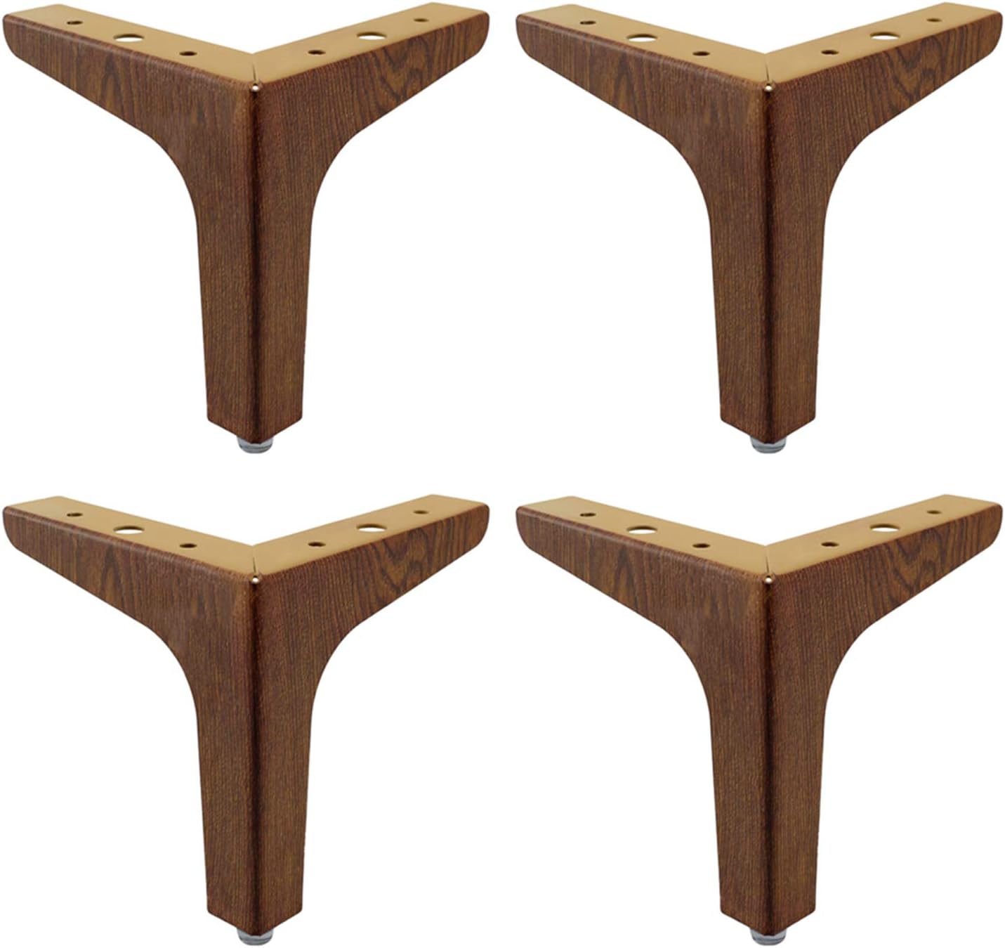 Amazon.com: Metal Furniture Legs,Sofa Legs,Wood Grain Cupboard Feet ...