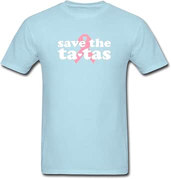 Amazon.com: Save the Ta-tas Official Logo Men's T-Shirt by Spreadshirt ...