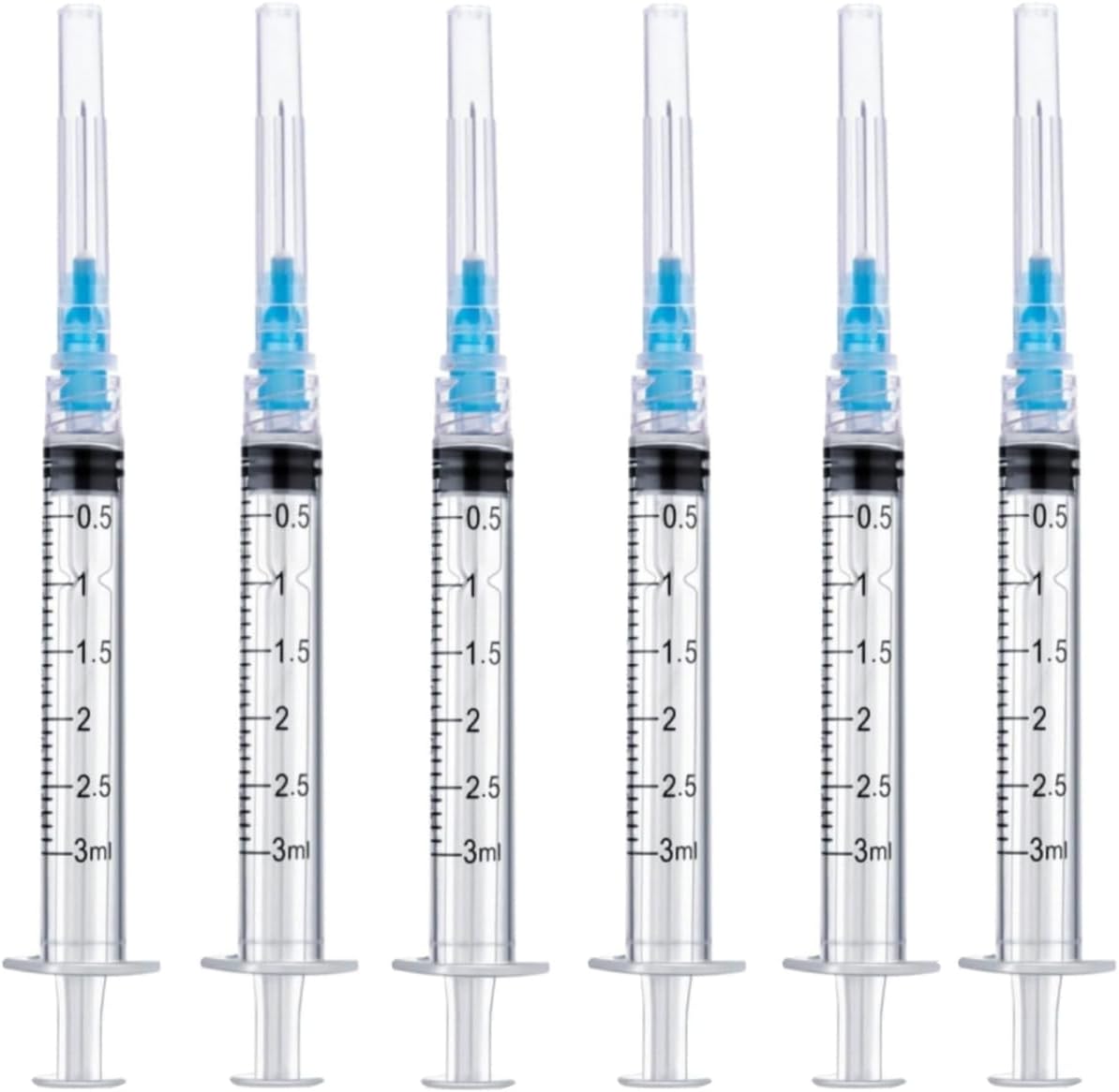 Amazon.com: 50 Pack 3ml 3cc 23 Gauge Disposable Syringe Tool, Individual Package : Industrial ...