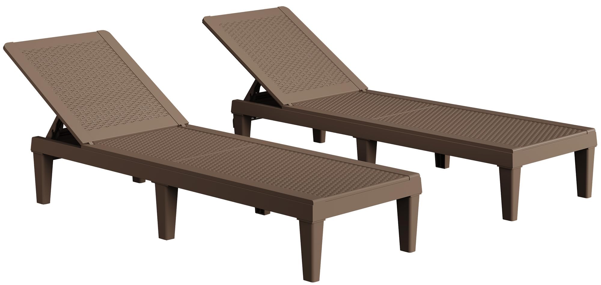 Snapklik.com : Greesum Outdoor Chaise Lounge Chairs Set Of 2