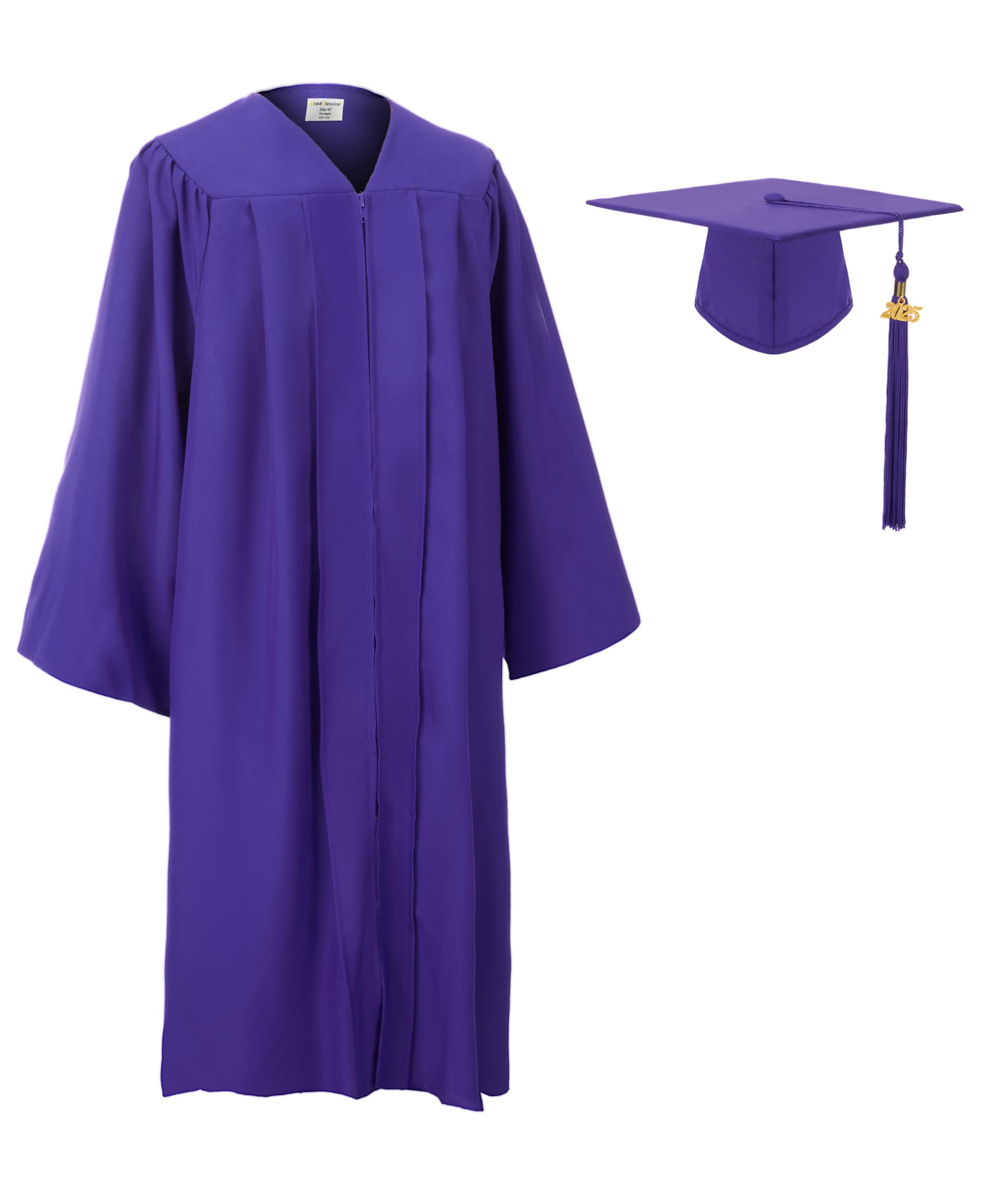 Snapklik.com : GradClassical Unisex Matte Graduation Gown Cap Tassel ...