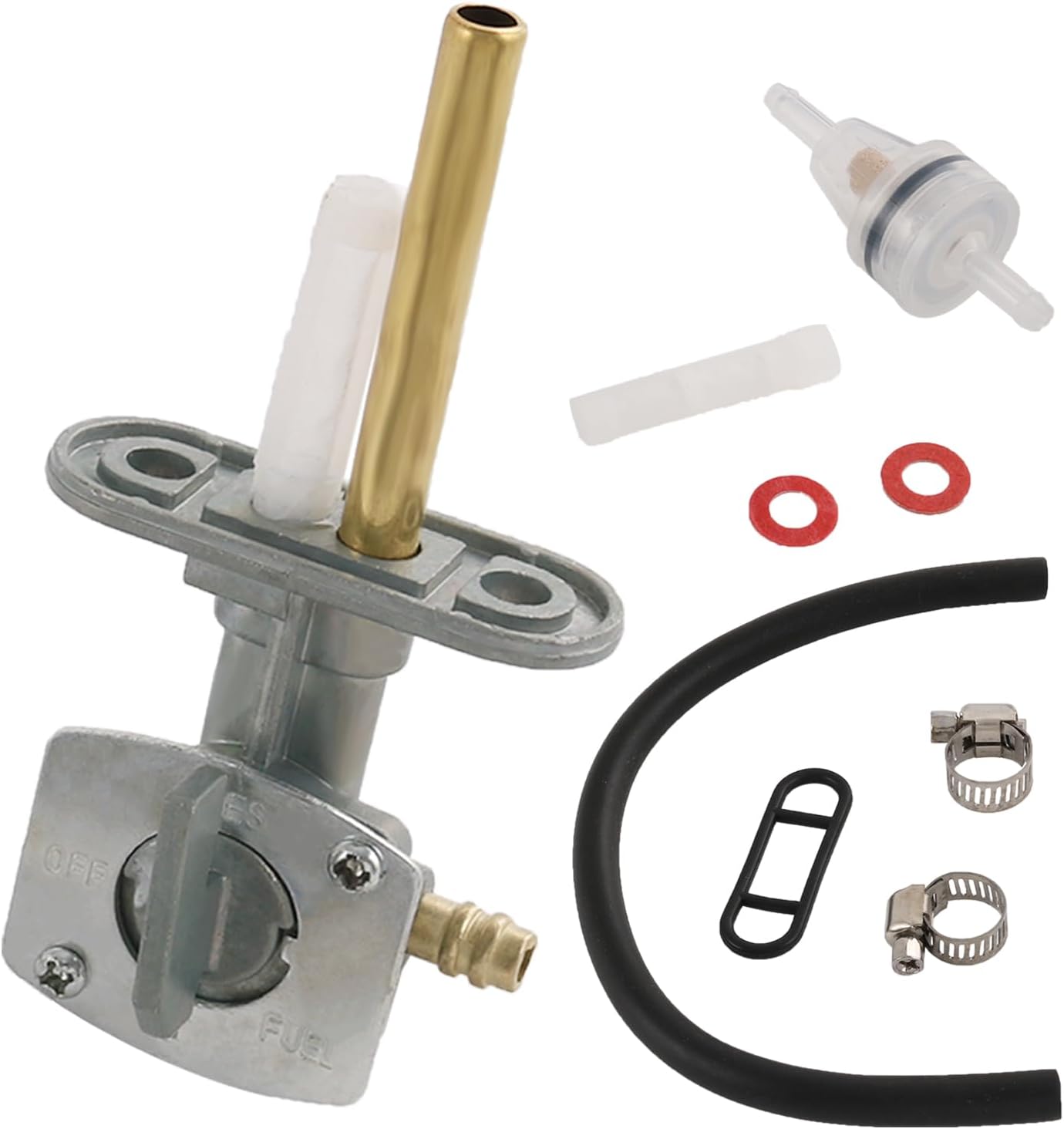 Amazon.com: Fuel Valve Petcock Assembly 8mm 5LP-24500-01-00 Replacement ...