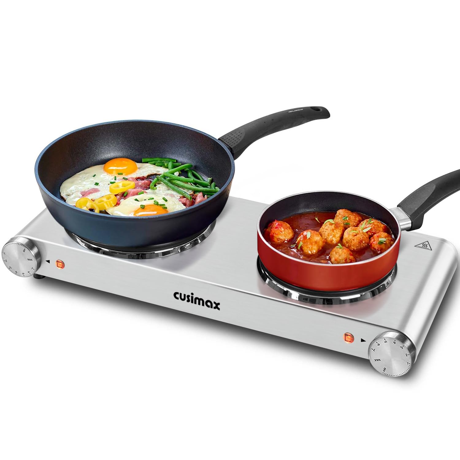 Amazon.com: CUSIMAX Double Burner, Electric Hot Plates for Cooking ...