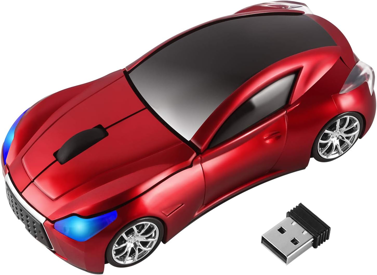 Amazon.com: 3C Light Car Mouse Wireless, Cool 3D Sport Car Shaped Mouse ...