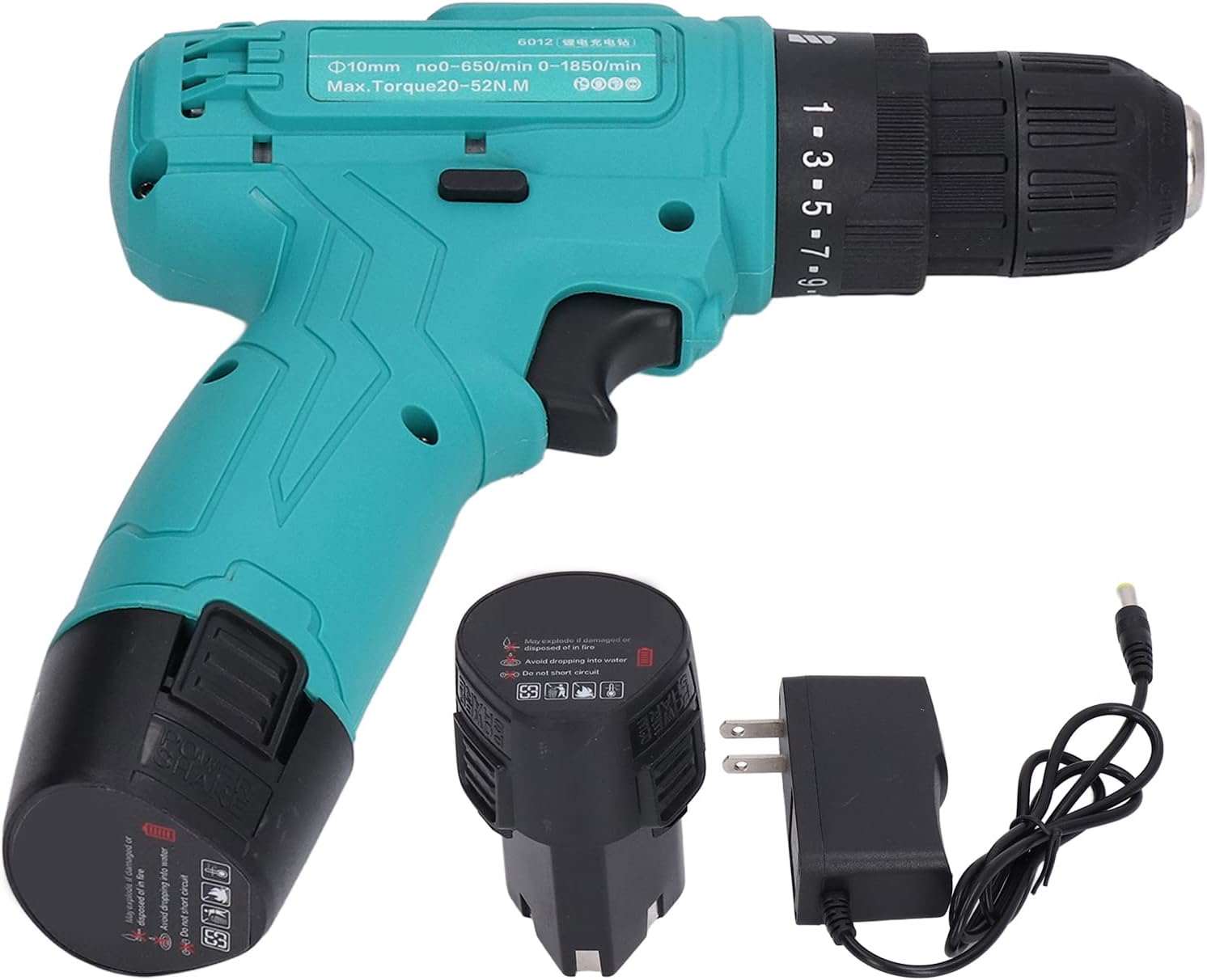 Amazon.com: TANIQIACA 12V Hand Drill Rechargeable High Power Cordless ...