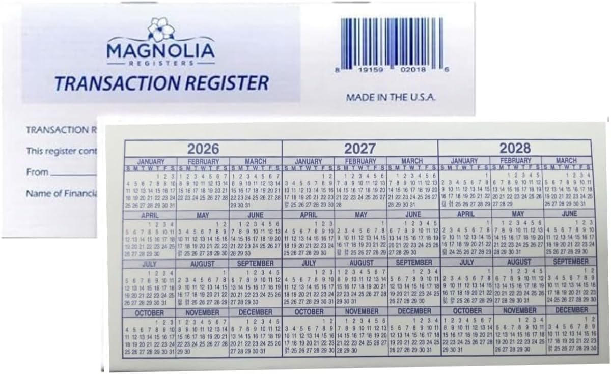 Amazon.com : 12 Magnolia Registers, 26-27-28 Calendars, Made in USA ...