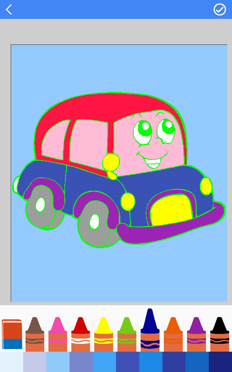 Car coloring for kids - App on Amazon Appstore
