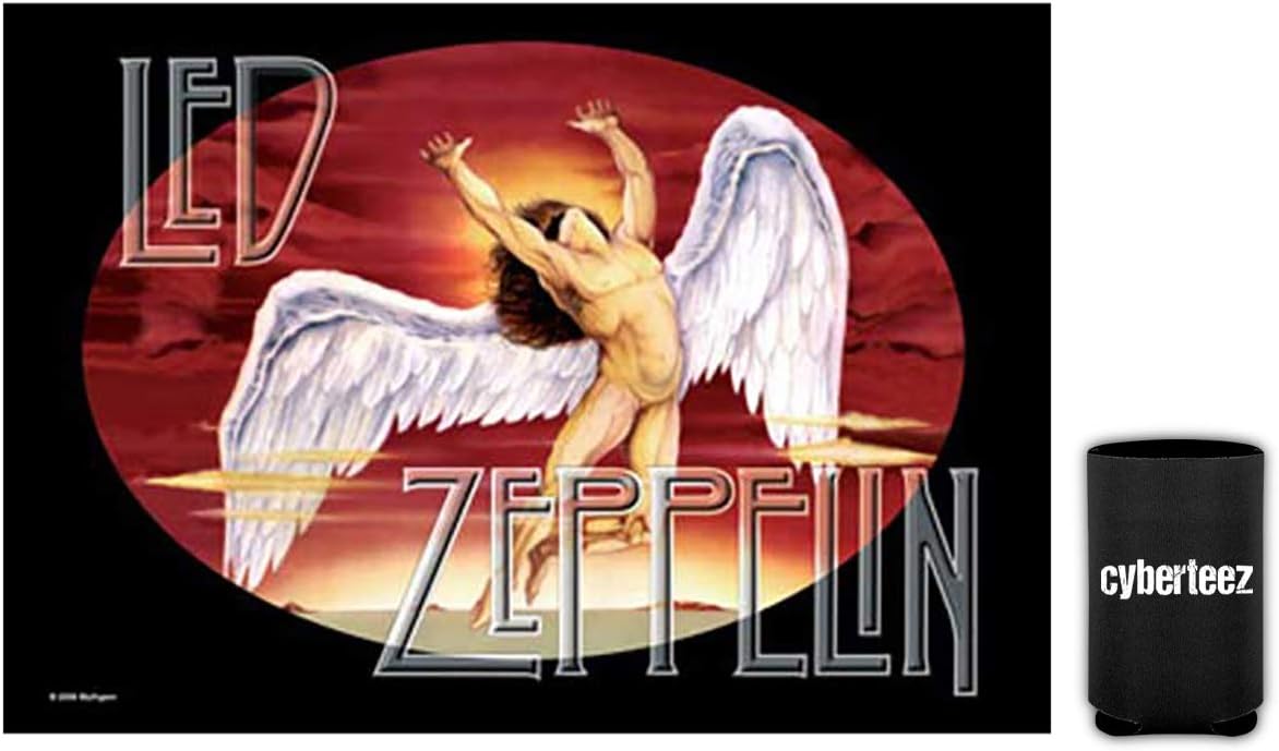 Amazon.com : Led Zeppelin Icarus Tapestry Cloth Poster Flag Wall Banner ...