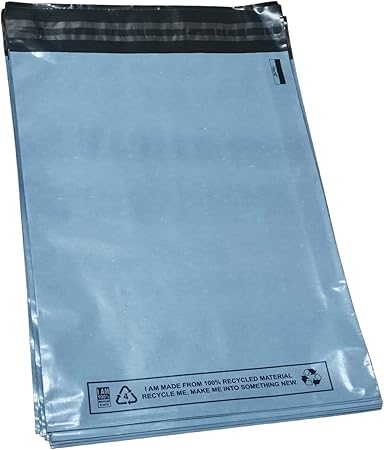 25x Grey Postage Bags (10x14 Inch) Parcel Mailing Envelopes - Self Seal ...