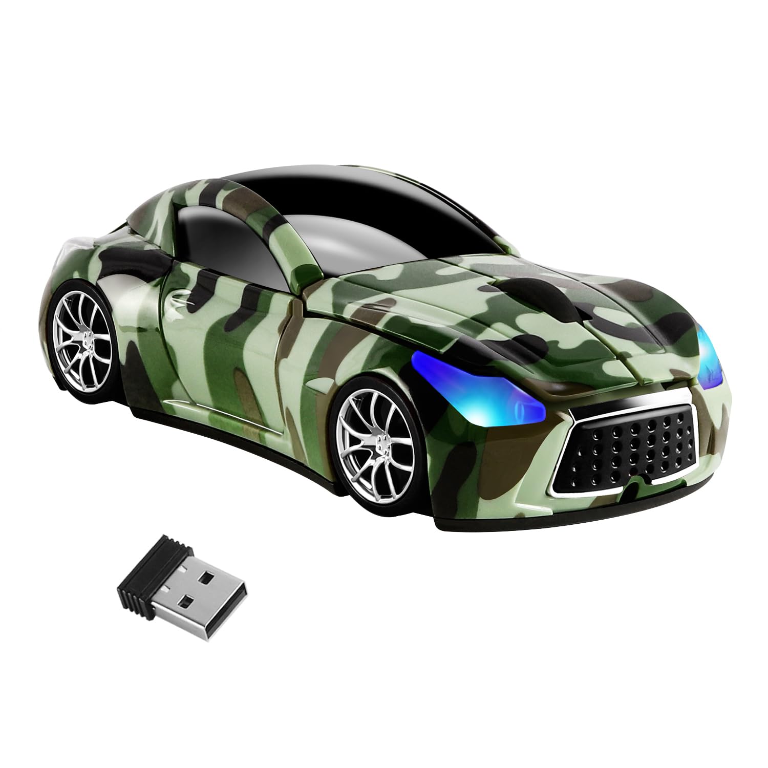 Amazon.com: Wireless Mouse, Cool Sports Car Shape Computer Mouse, 2.4 ...