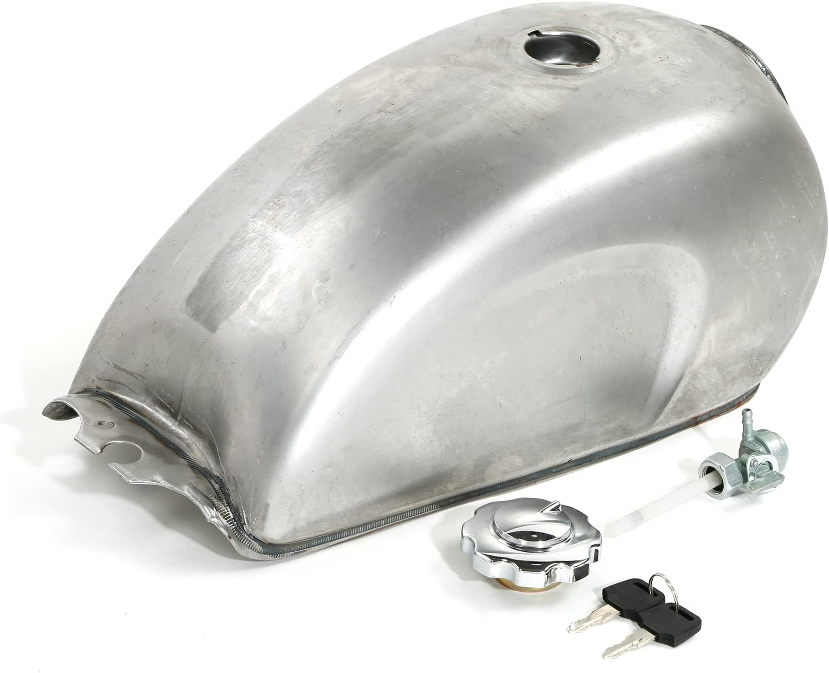 Amazon.com: The Manta Cafe Racer Gas Tank - Black - Motorcycle Gas ...