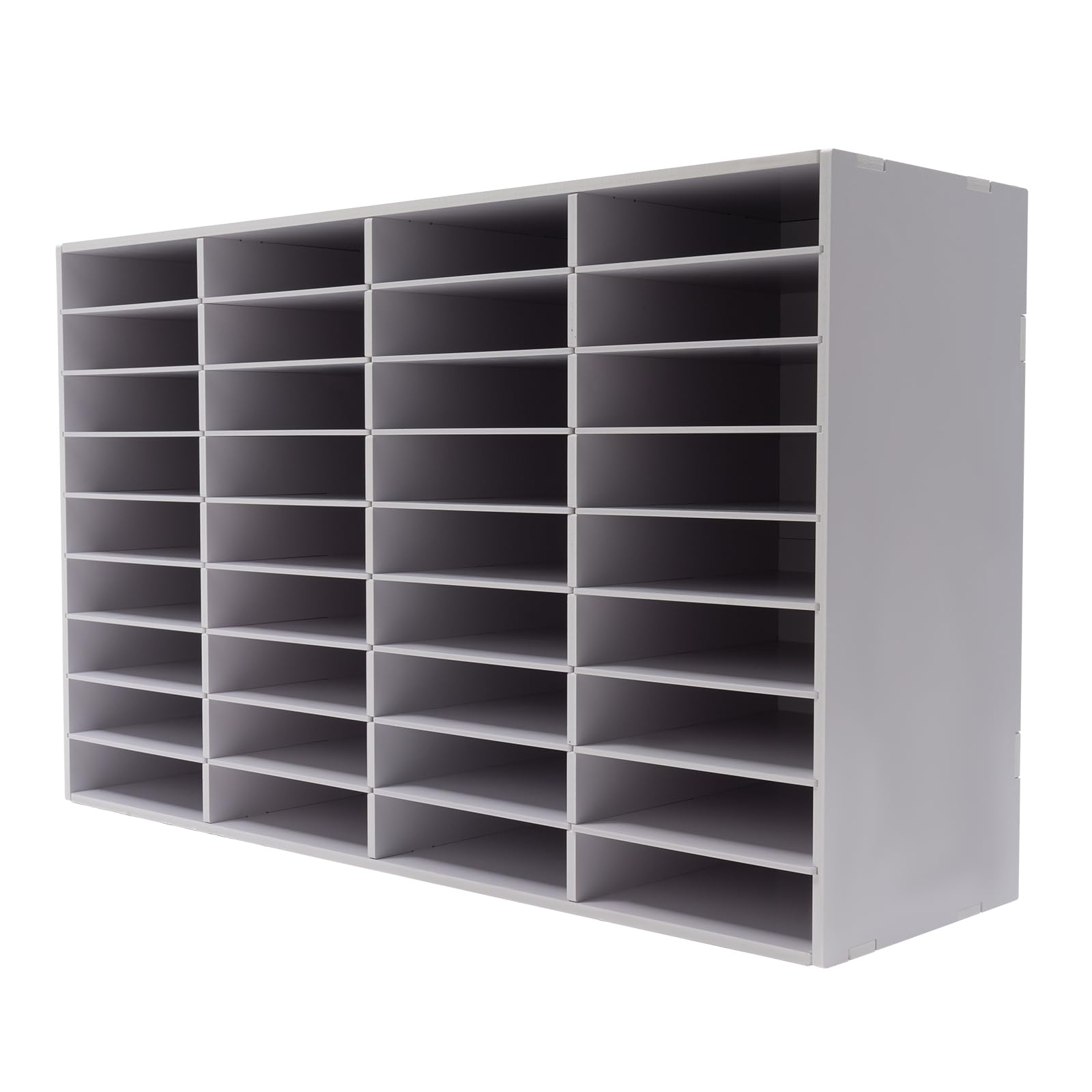 Amazon.com: Gdrasuya10 36 Slots Wooden Literature Organizer File Sorter ...