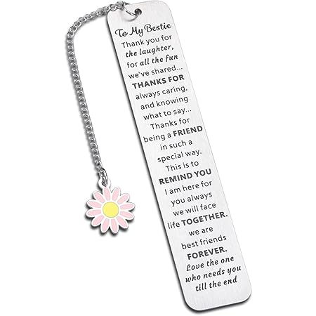Amazon.com: JCHCAMRY Bookmarks Gifts for Best Friends Book Markers ...