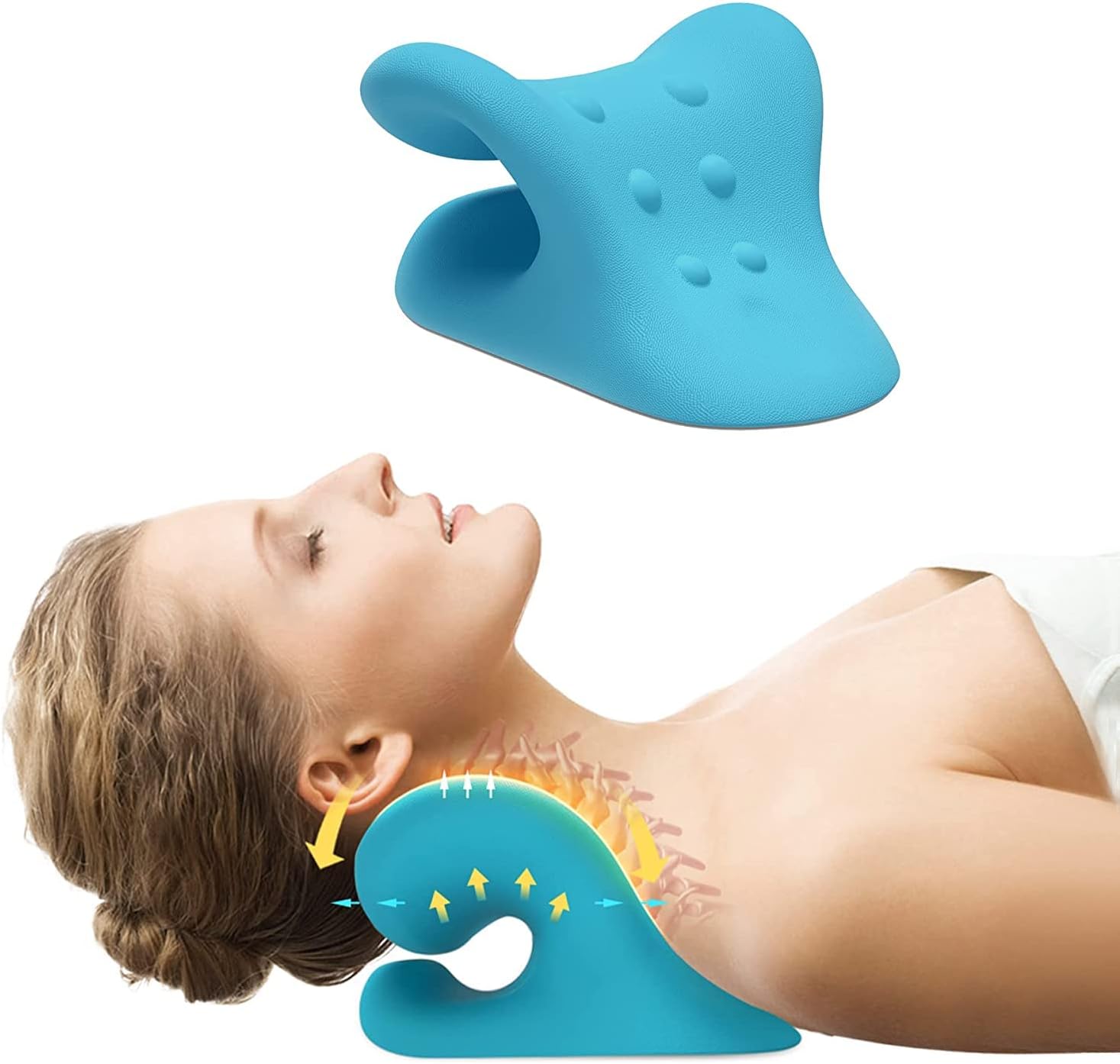 Neck Stretcher for Neck Pain Relief, Neck and Shoulder Relaxer Cervical ...