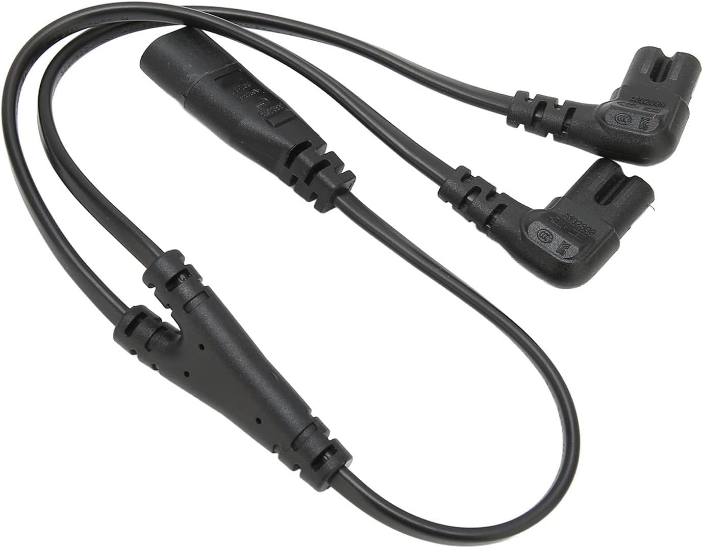 C7 to C8 Splitter Cord, Male to Female 1 in 2 Out Ac Power Splitter ...