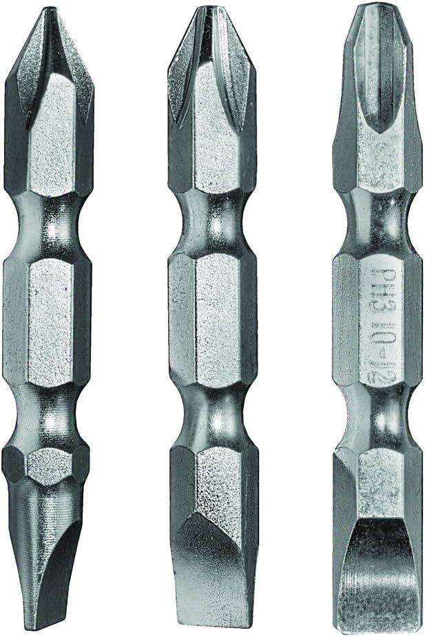 Century Drill & Tool 70280 Premium S2 Double Ended Screwdriving Bit Set ...