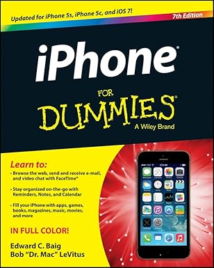 Amazon.com: iPhone For Dummies: 9781118690833: Baig, Edward C., LeVitus ...