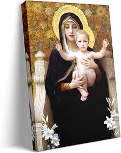 Amazon.com: GUN SUPPLIES OUTLET LLC Madonna and Child Angels Playing ...
