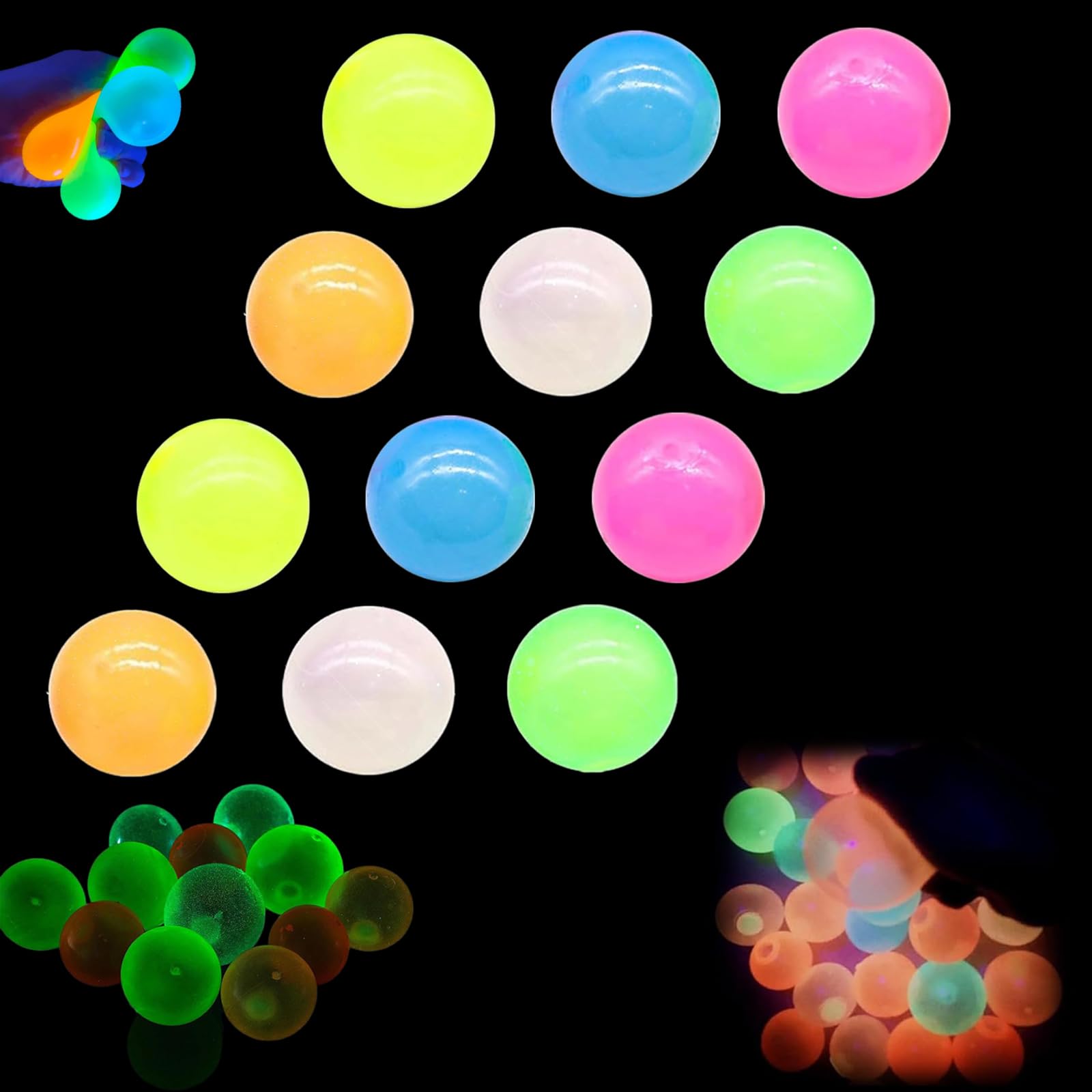 Amazon.com: Tdips Glorbs Sticky Balls, Glorbs Balls, Lumiballs Balls ...