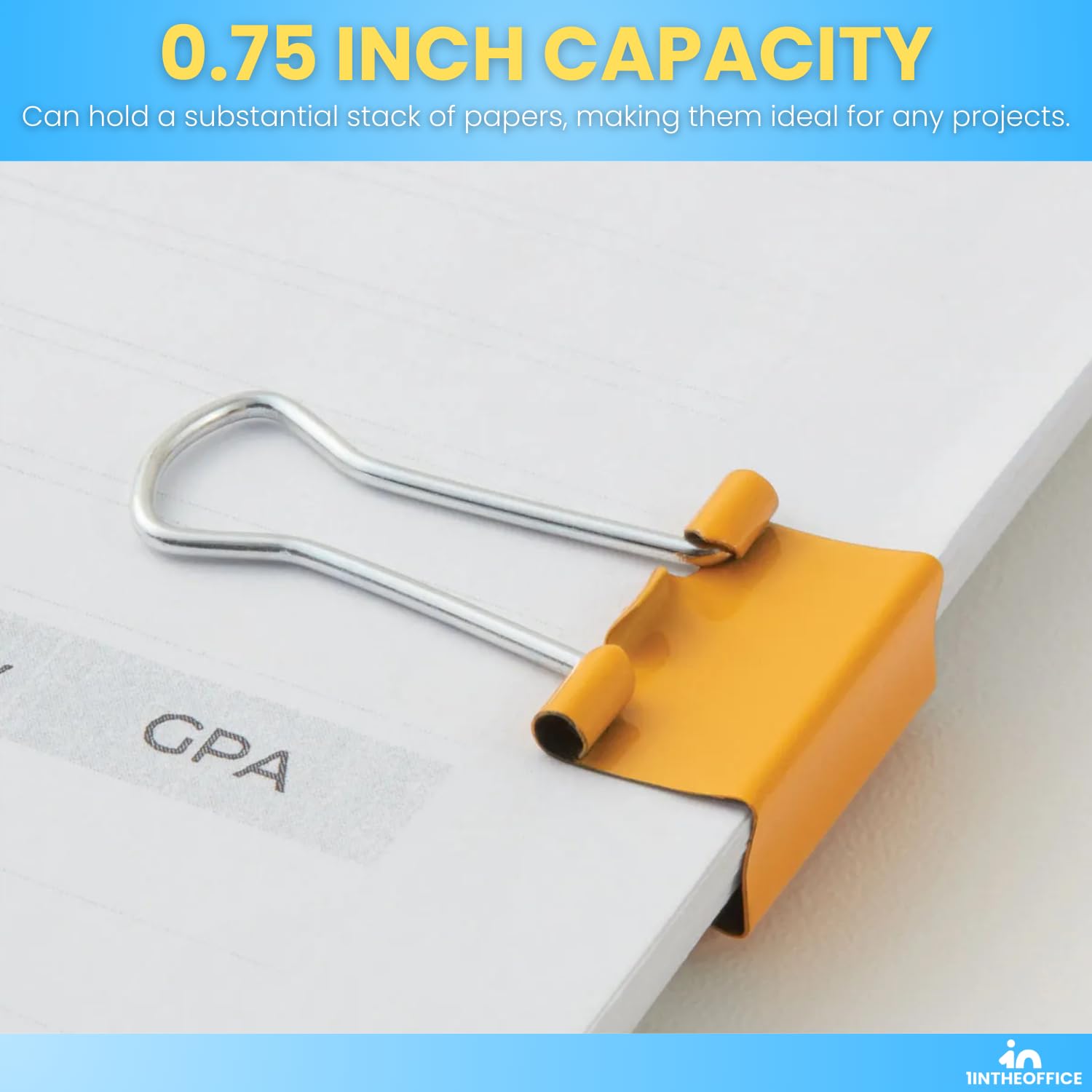 Snapklik.com : Small Binder Clips, Paper Binder Clips, Colored Binder ...