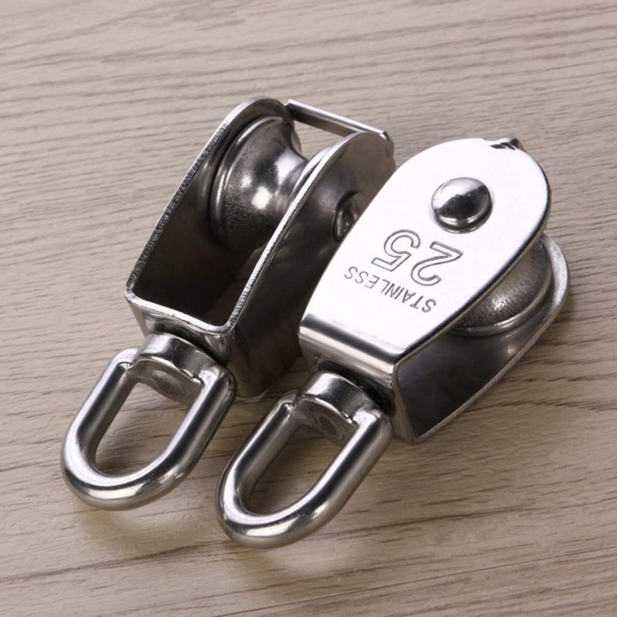 Crane Swivel Pulley M25 Single Pulley Block - 304 Stainless Steel ...