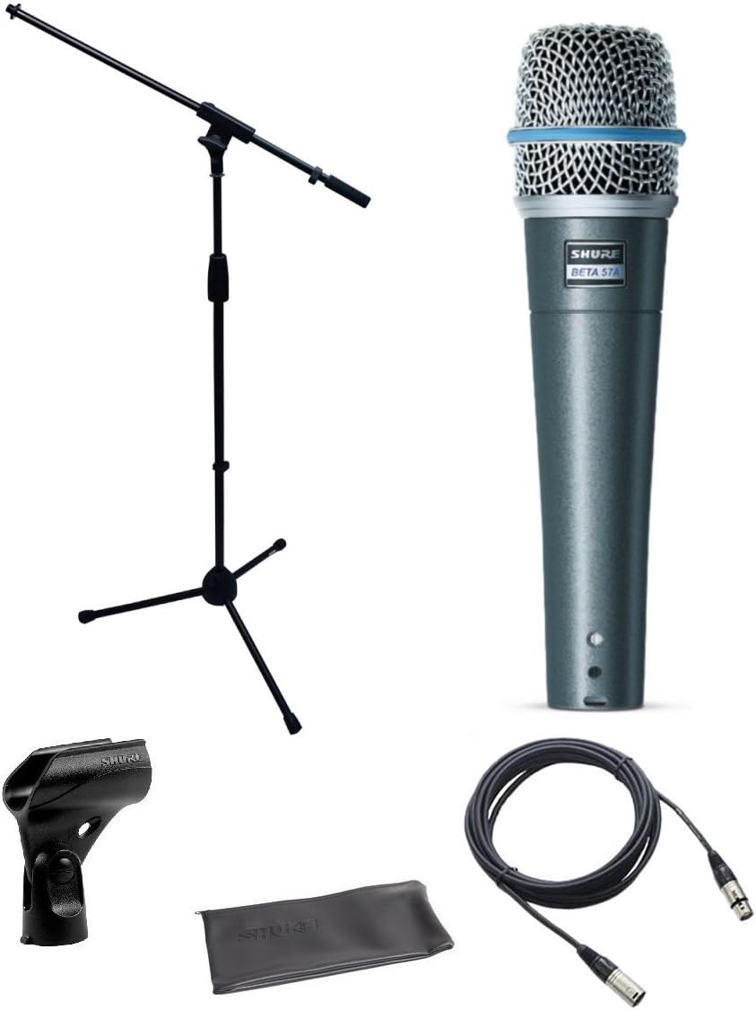Amazon.com: Shure SM58-S Microphone Bundle with on/off Switch, clip and ...