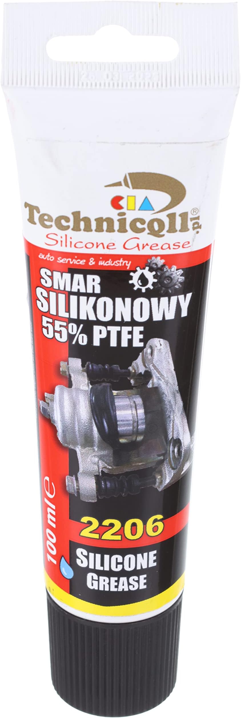 Technicqll 100ml SILICONE 55% PTFE GREASE LUBRICANT FOR ASSEMBLY BRAKE ...