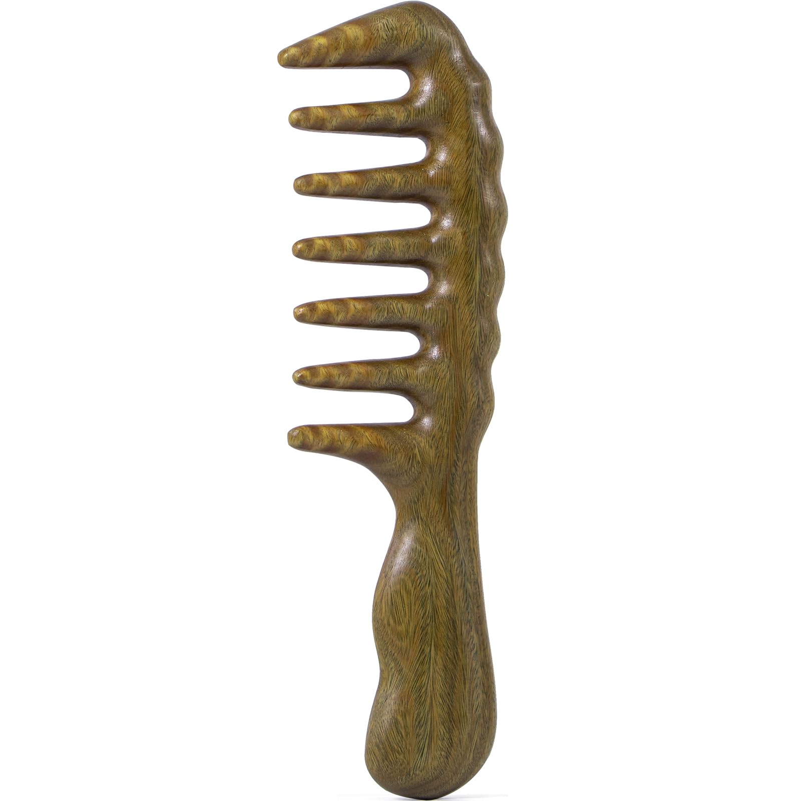 Amazon.com : Beomeen Wooden Wide Tooth Comb, Large Thicken Natural ...