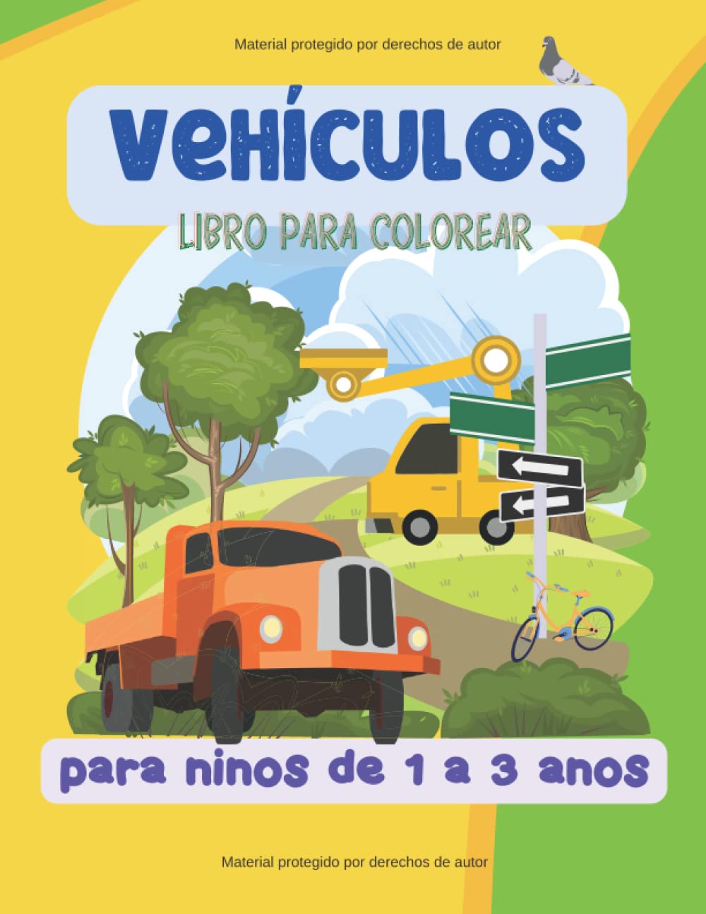 Buy VEHÍCULOS LIBRO PARA COLOREAR PARA NIÑOS DE 1 A 3 AÑOS: Líneas de ...