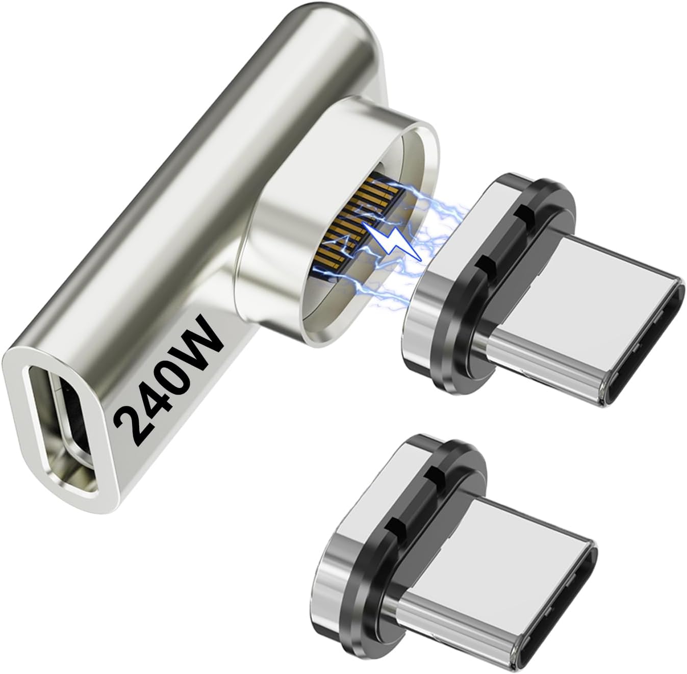 Amazon.com: Tciogrxp 240W USB C Magnetic Adapter, Right Angle 90 Degree ...