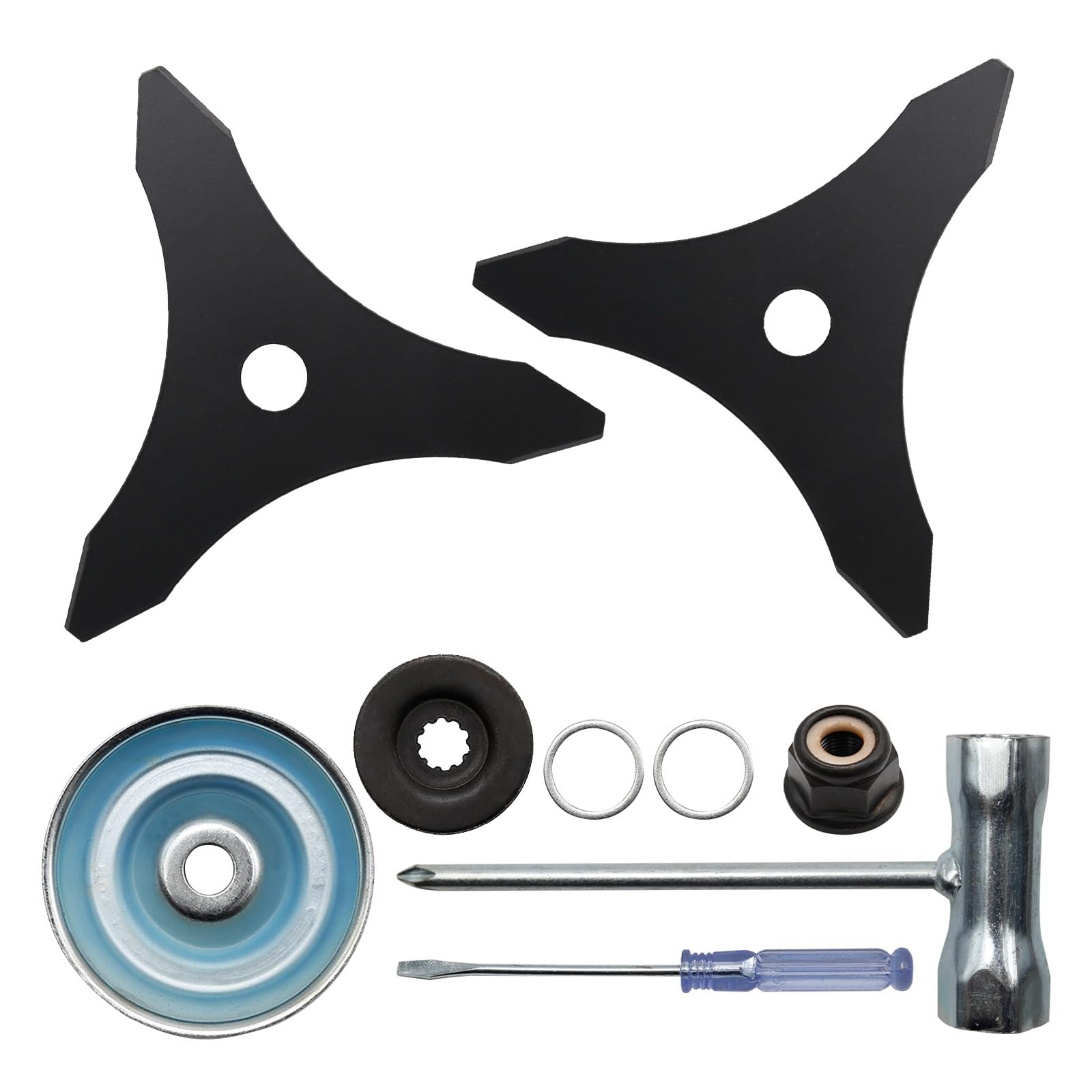 Amazon.com: Anxingo 2-Set 10" X 3 Teeth Carbon Steel Brush Cutter ...