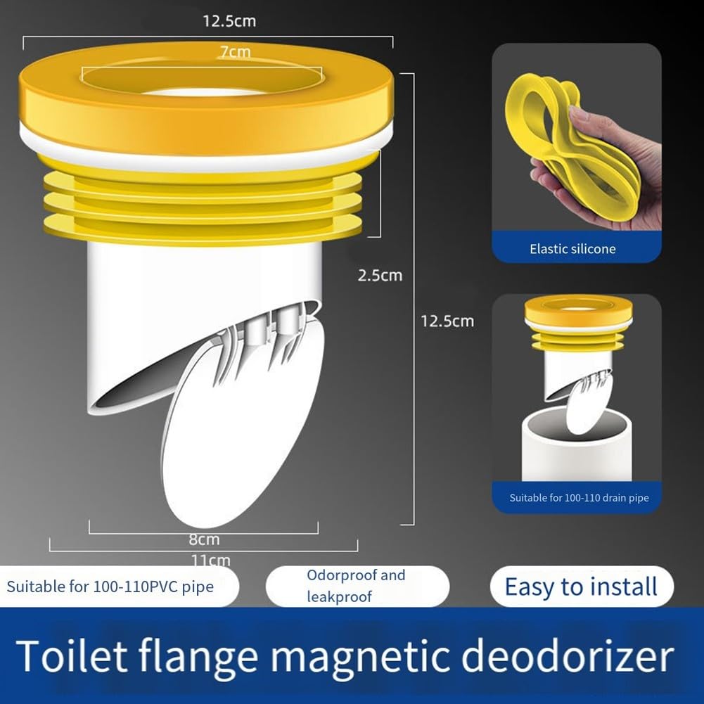 Toilet Backflow Preventer Toilet Flange Seal Ring Rubber Anti Backflow ...