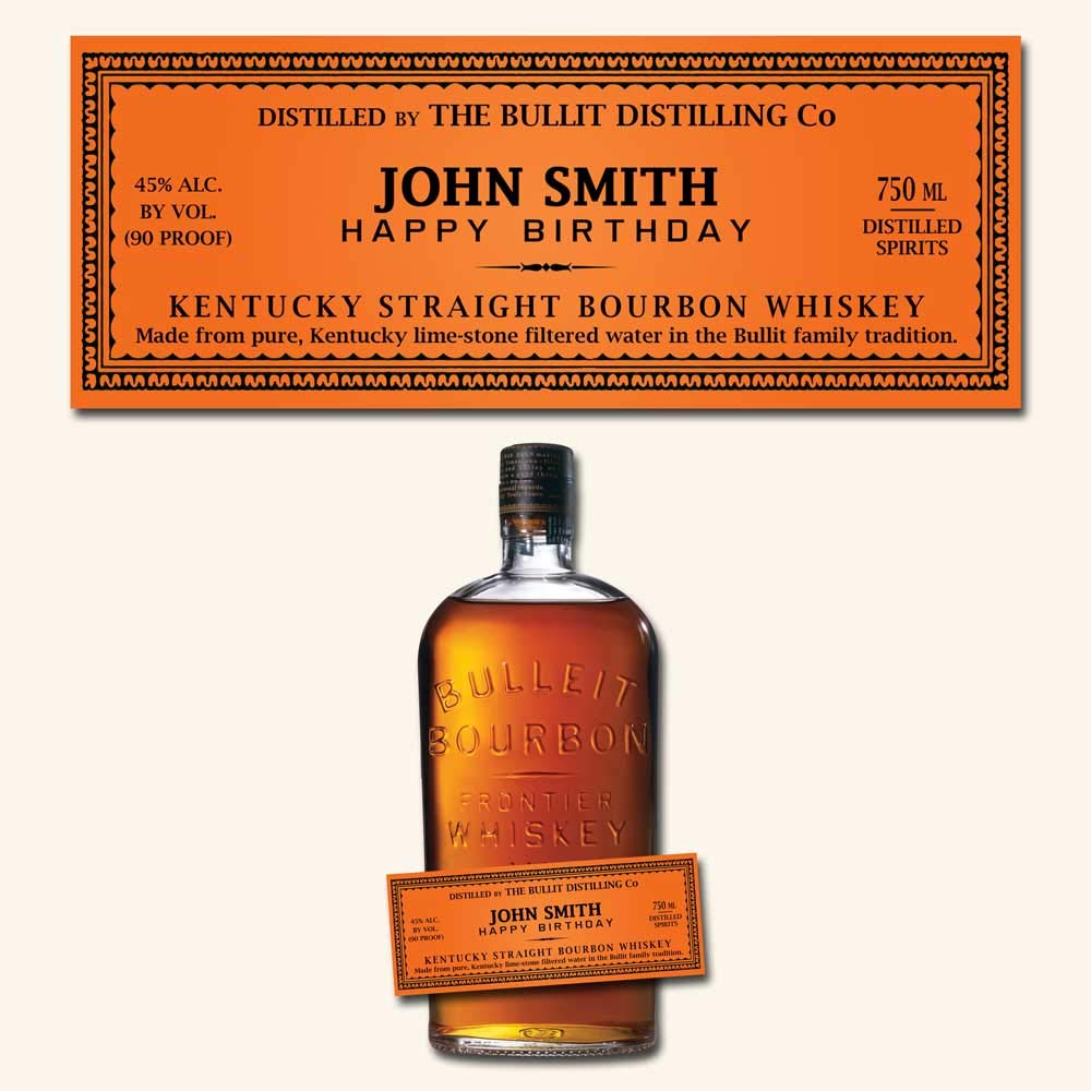 Affiche Prints L3 Personalised Kentucky Whisky/Bourbon Bottle Label For ...