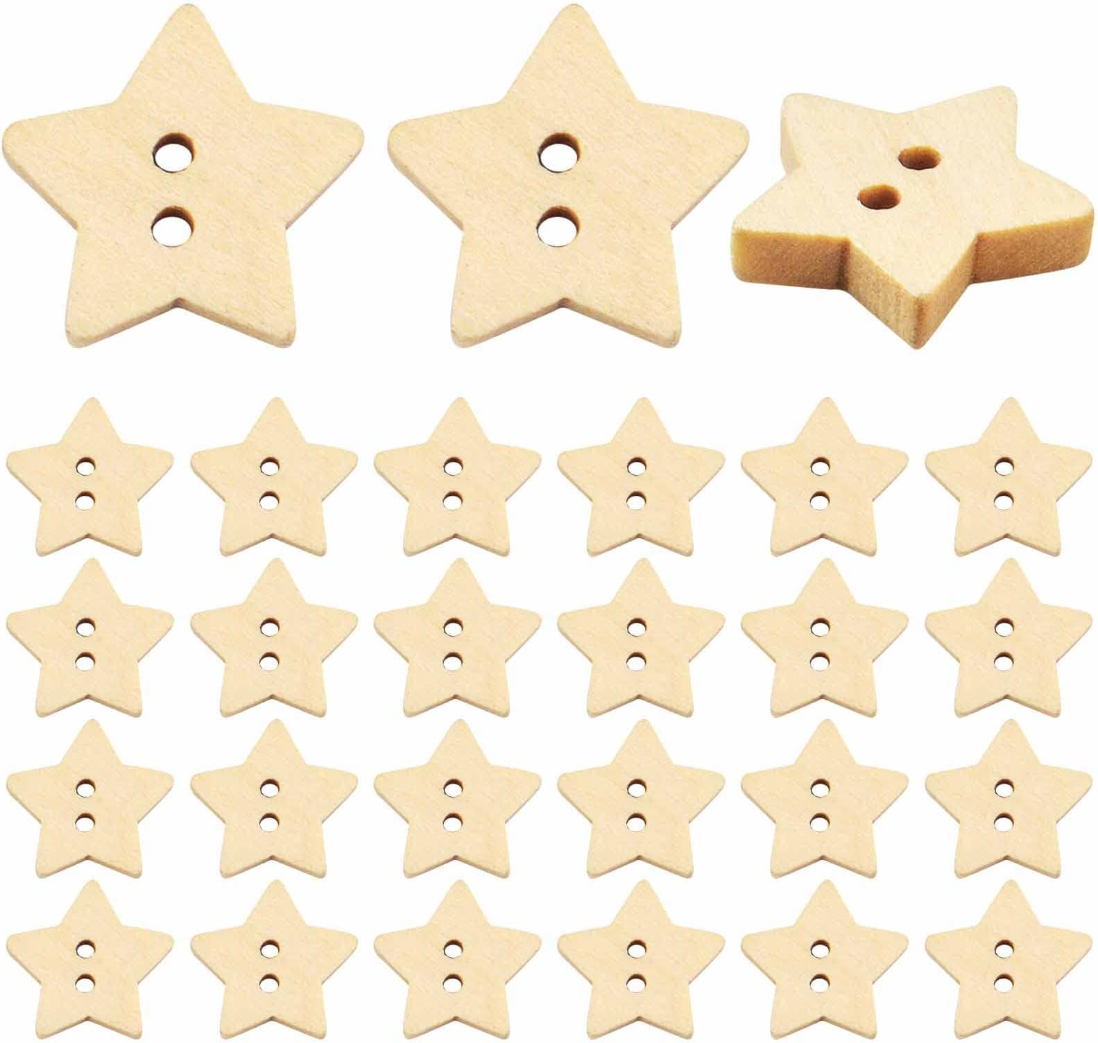 Amazon.com: Buttons Galore Christmas Craft & Sewing Buttons - Star of ...