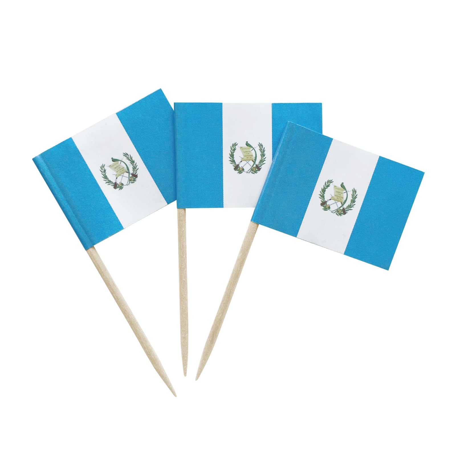 Amazon.com | 100 Pcs Guatemala Flag Guatemalan Toothpick Flags, Small ...