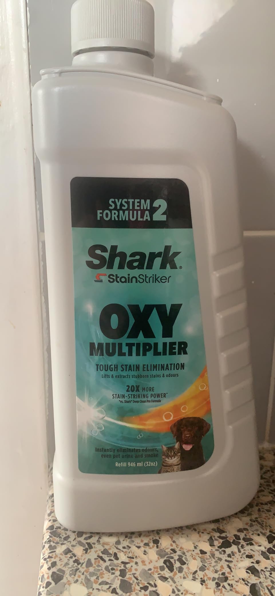 Shark StainStriker Oxy Multiplier Formula 946ml Refill, Stain & Spot ...