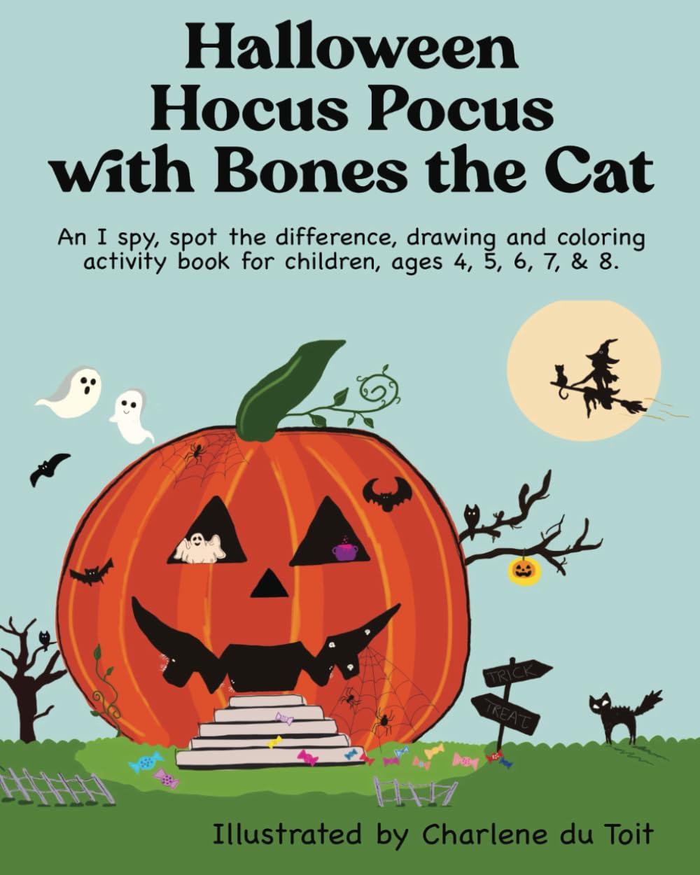 Halloween Hocus Pocus with Bones the Cat: An I spy, spot the difference ...