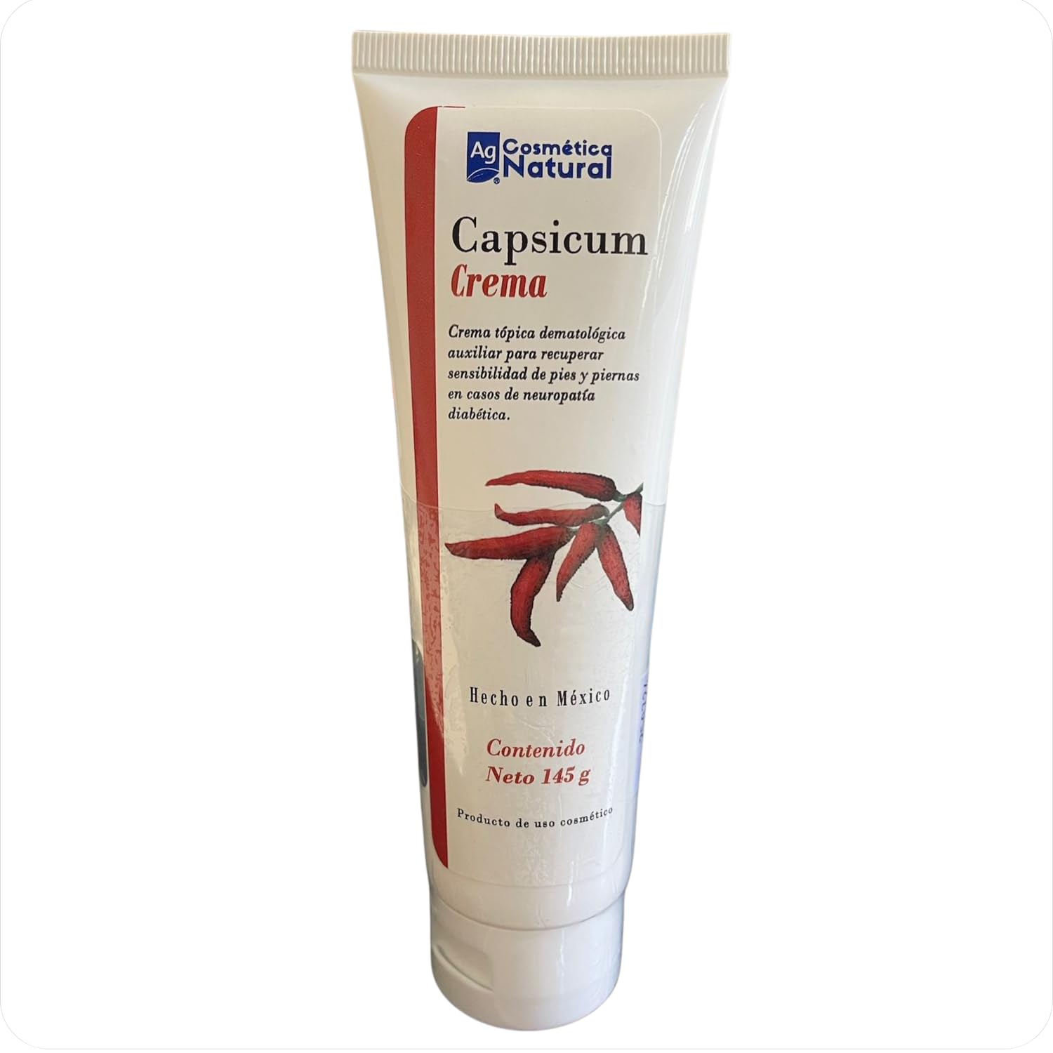 Capsicum Crema Auxiliar Para Neuropatía Diabética 145gr Activo ...