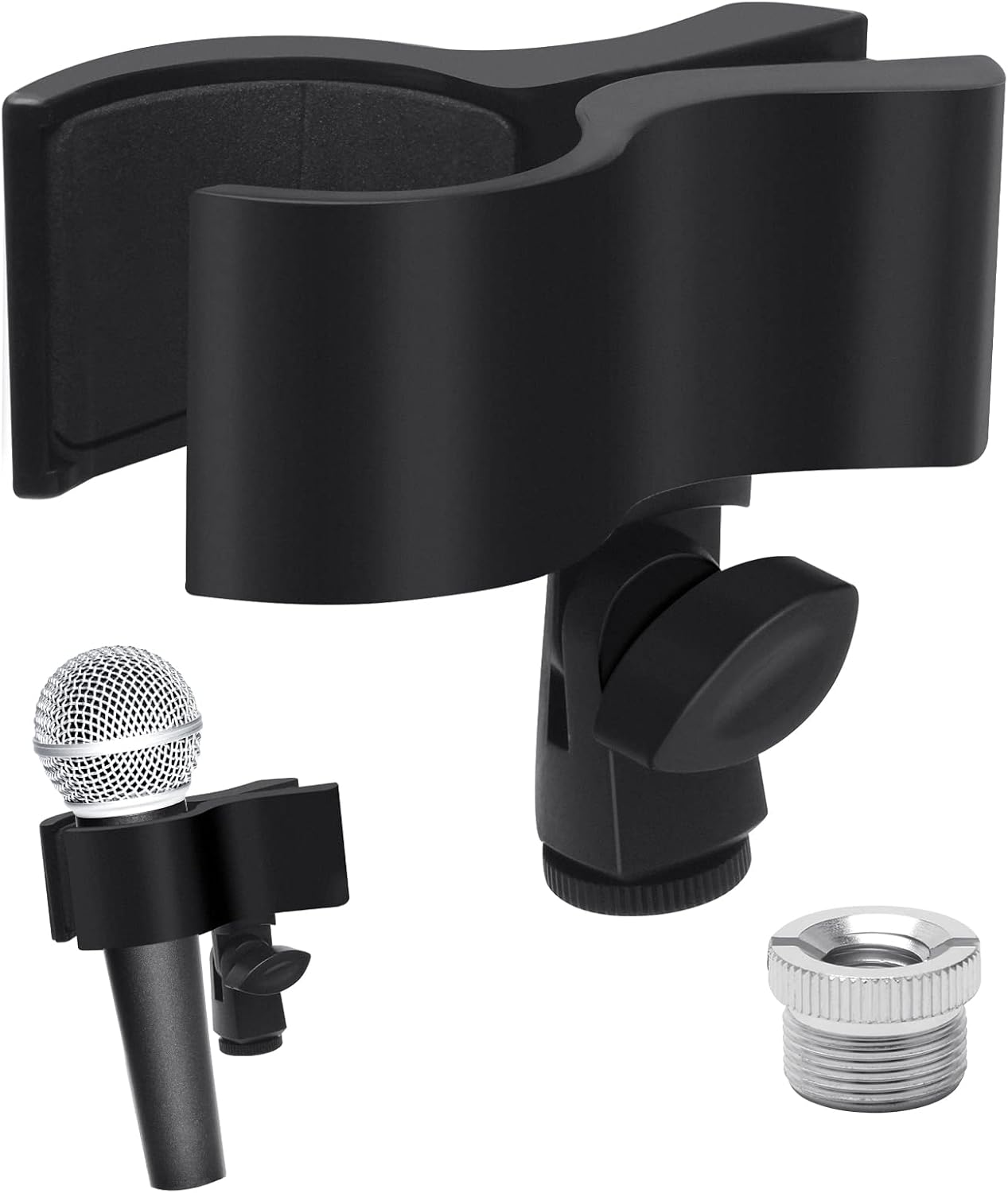 Amazon.com: Adjustable Microphone Holder Clip, 1 Pcs Plastic Spring Mic ...