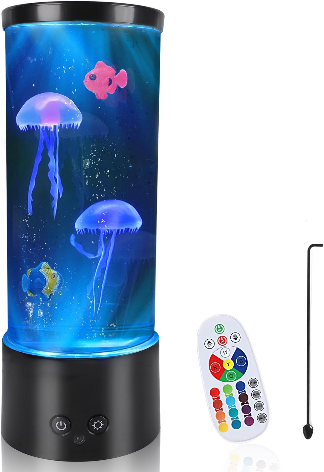 LED Jellyfish Lava Lamp,Jelly Fish Tank Lights,Sleep Aid Night Light ...