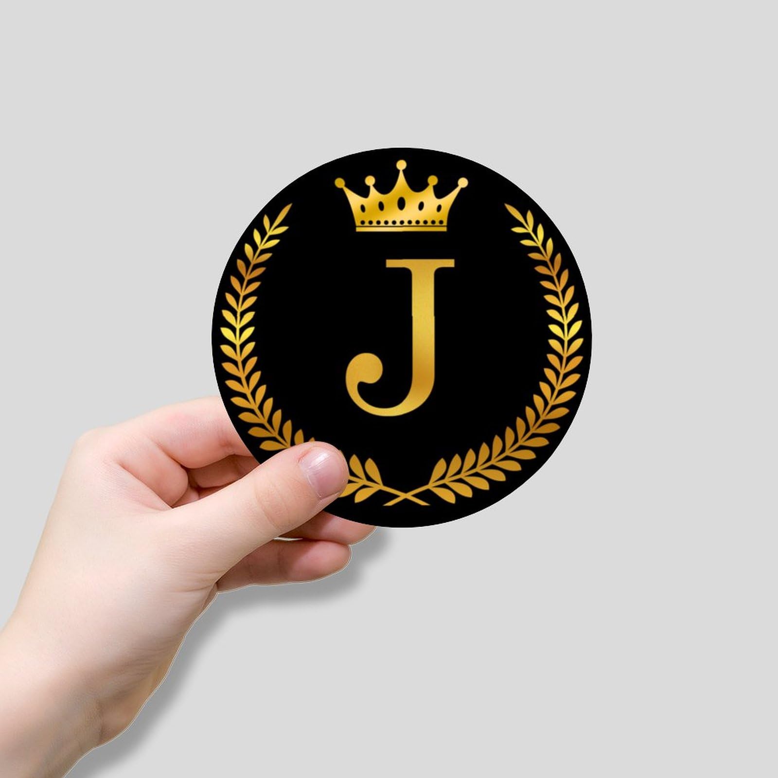 Letter J Initial Vinyl Car Decal Window Sticker Monogram DIY Vinyl