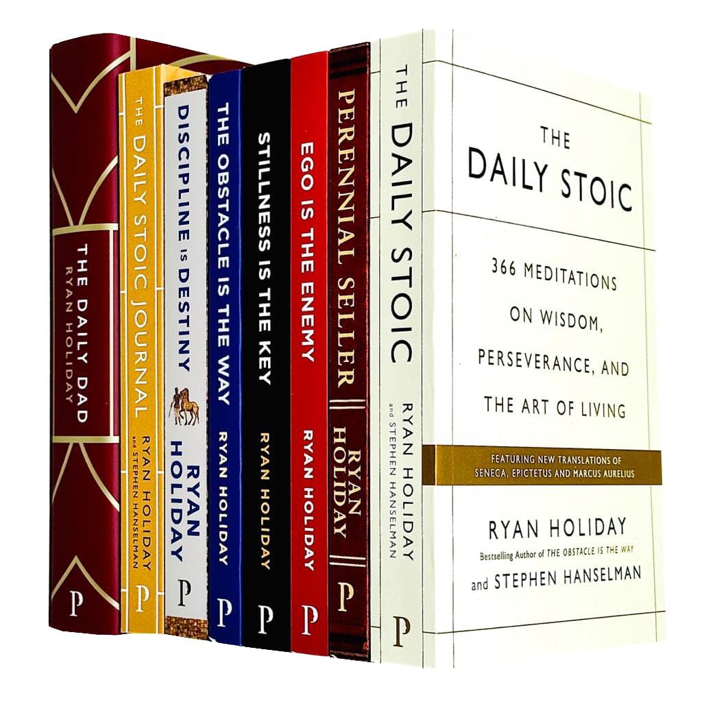 Ryan Holiday Collection 8 Books Set (Daily Stoic, Perennial Seller, Ego ...