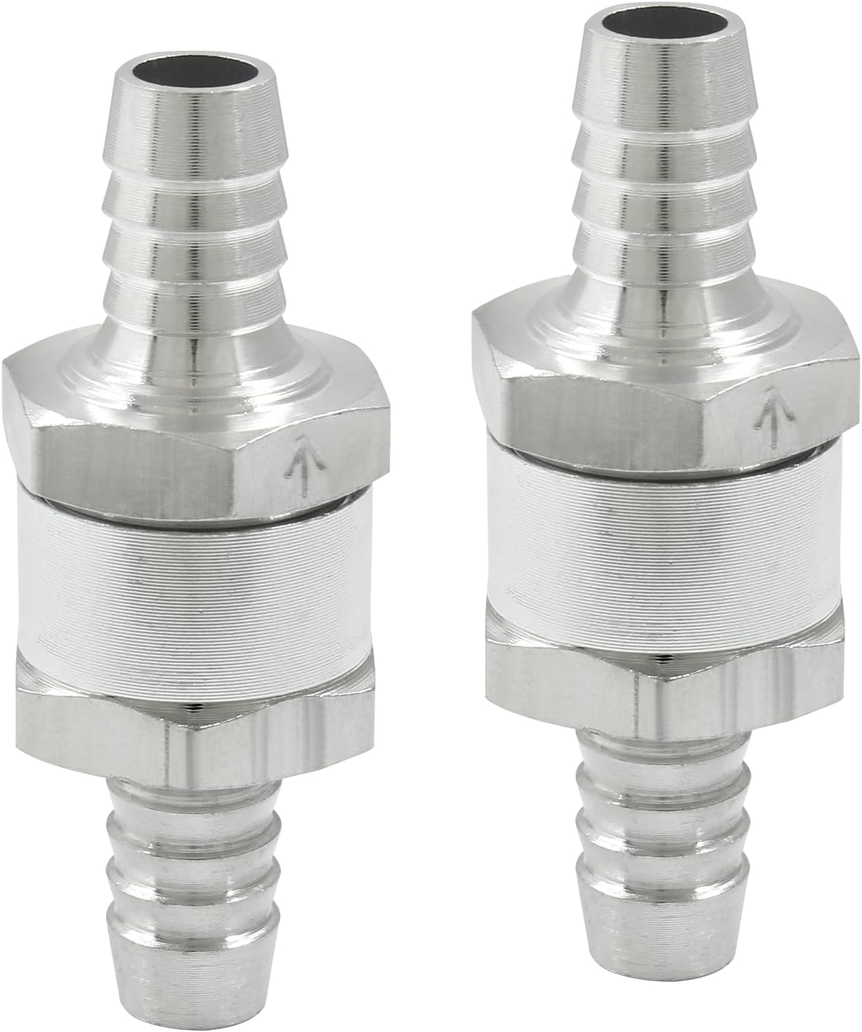 Amazon.com: Kemcatui 3/8" 10mm High Flow Non Return One Way Fuel Line ...