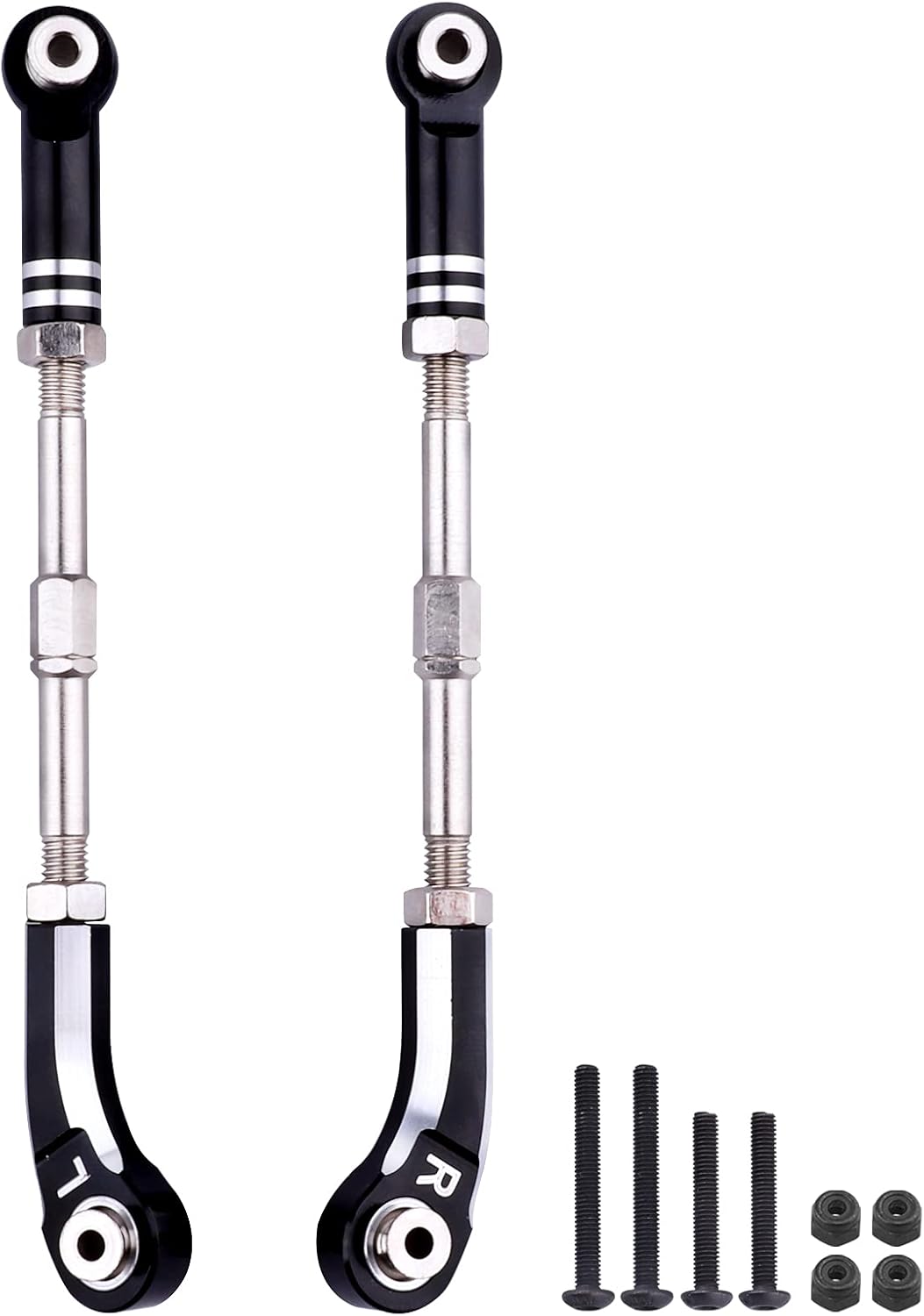 Amazon.com: Aluminium Steering Camber Link Set Toe Link Steering ...
